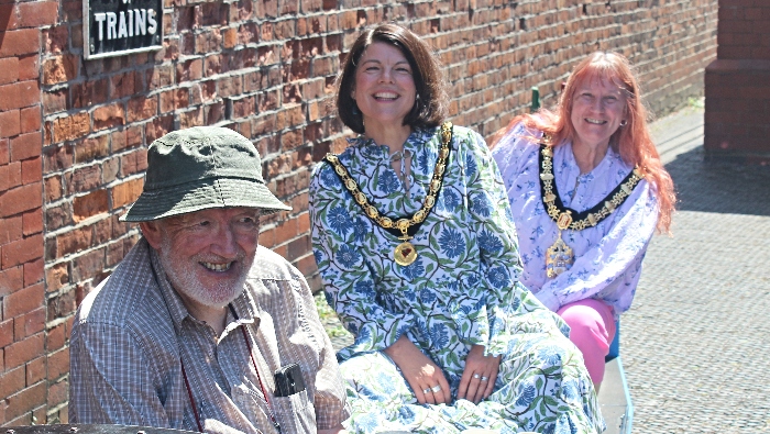 Rail200 celebration at Nantwich's "church with the train"