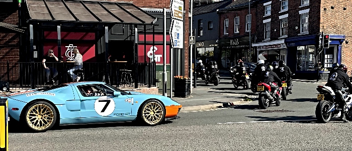 Funeral procession for young biker passes through Nantwich