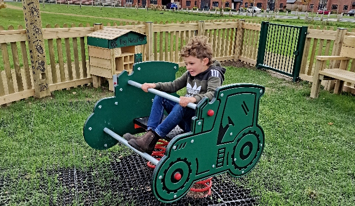 New village hall play area provides boost to Alpraham and Calveley