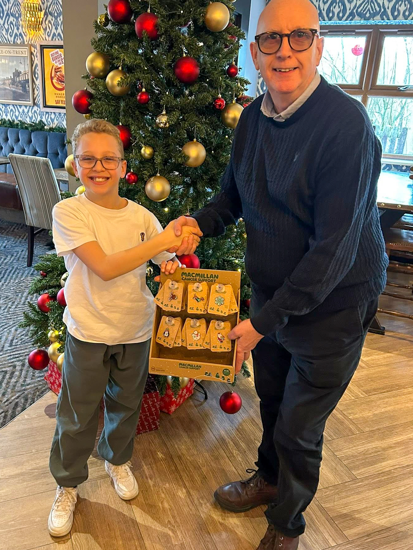 Wilson Laurie with Rob Keithley - Nantwich News