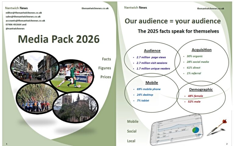 media pack 2026 image - Nantwich News