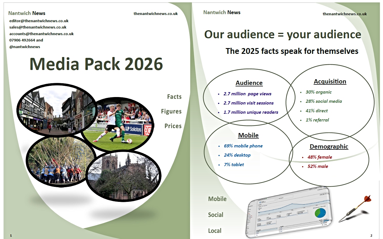 Advertising Media Pack 2025 for Nantwich News