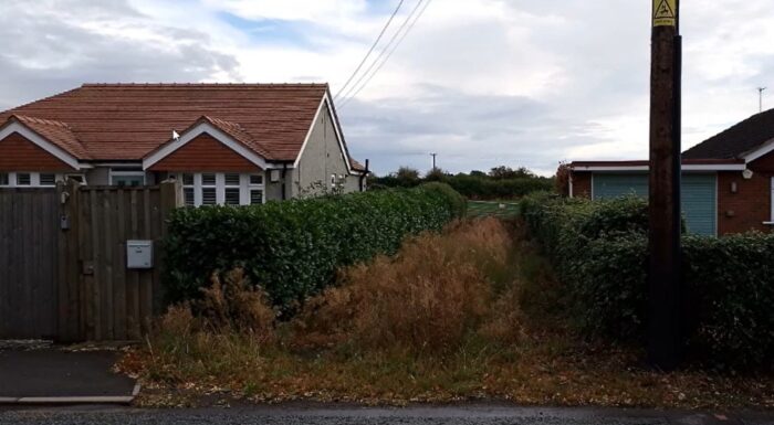 Proposed access to site off Broad Lane, Nantwich (from planning meeting ...