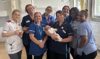 Leighton Hospital Ward 23 staff with baby Frank - whose family ...