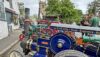 Steam traction engines in front of The Swan Inn (1) - Nantwich News