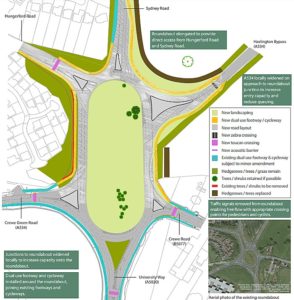 Works at Crewe Green Roundabout almost complete - Nantwich News