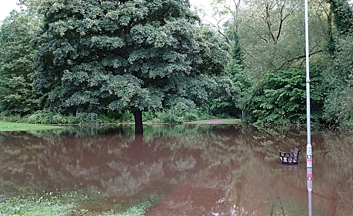 Aerial shots show flooded areas of River Weaver in Nantwich - Nantwich News