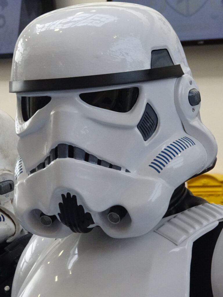 Stormtrooper raises much-needed smiles in Nantwich